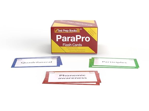 Paraprofessional Study Cards: ParaPro Assessment Prep 2025-2026 with ...