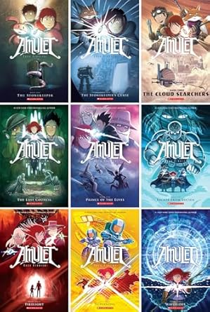 Amulet Series Vol. 1-9 Books. The Stonekeeper, The Stonekeeper's Curse ...