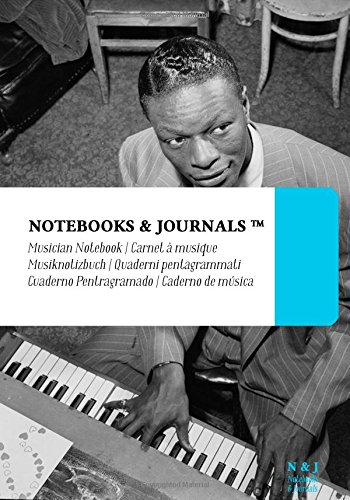 Musician Notebooks & Journals, Cole (Jazz Notes Collection) Extra Large ...