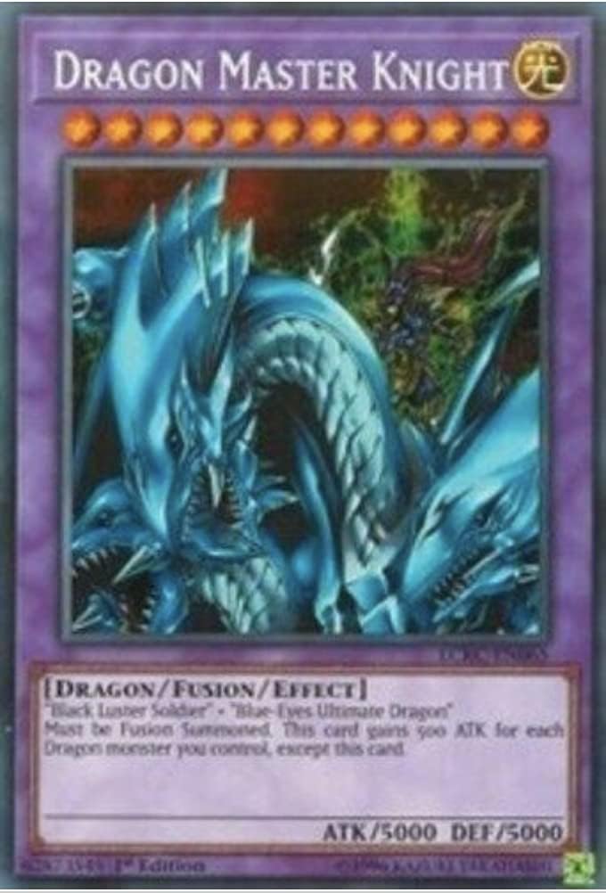 Amazon.com: Yu-Gi-Oh! - Dragon Master Knight - LCKC-EN065 - Secret Rare ...