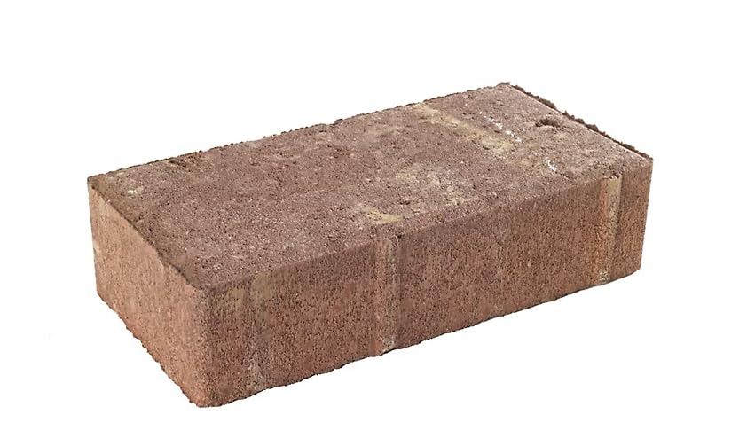 Driveway Red Block Paving Brindle Brick (L)200mm (W)100mm (T)50mm ...