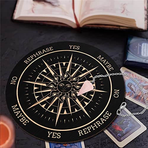 CRASPIRE Pendulum Board Compass Dowsing Divination Metaphysical Message ...