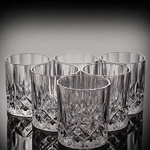 Buy JAYTIK ENTERPRISE Crystal Juice Glass - 6 Pieces, 210 ml, Clear ...