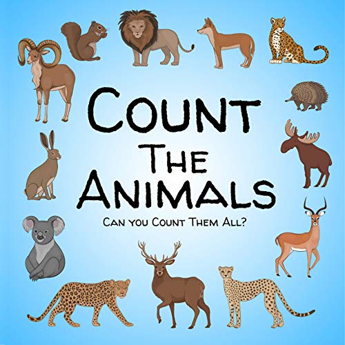 Count the Animals: A Fun Puzzles And Counting Game Book For Childrens ...