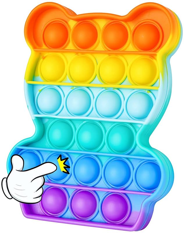 Push popit Bubble Fidget Toy, Stress Relief and Anti-Anxiety Tools ...