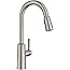 Moen S75005SRS Nio One-Handle Pull-down Kitchen Faucet with Power Clean ...