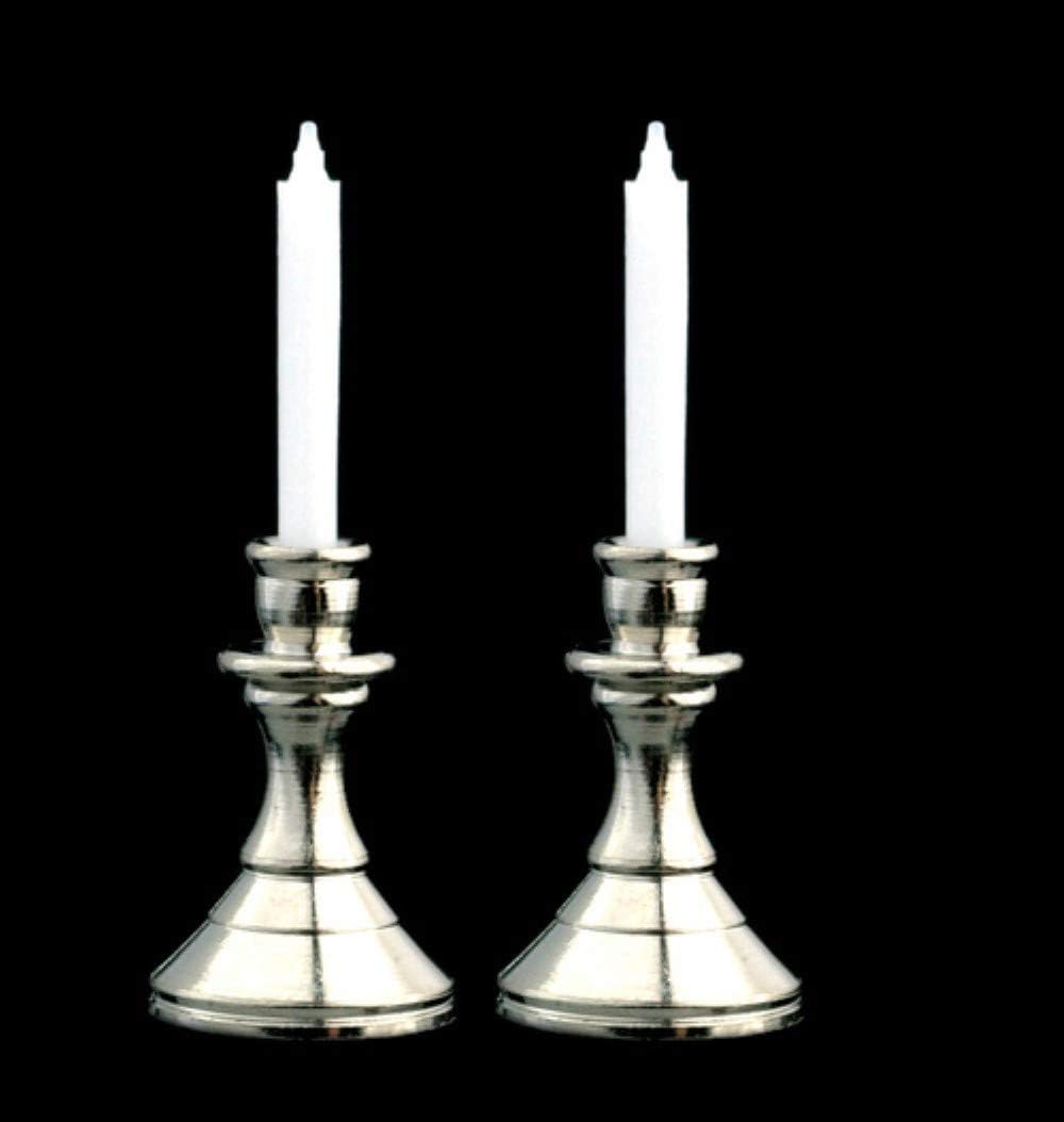 Amazon.com: Dollhouse Miniature Silver Candlesticks : Toys & Games