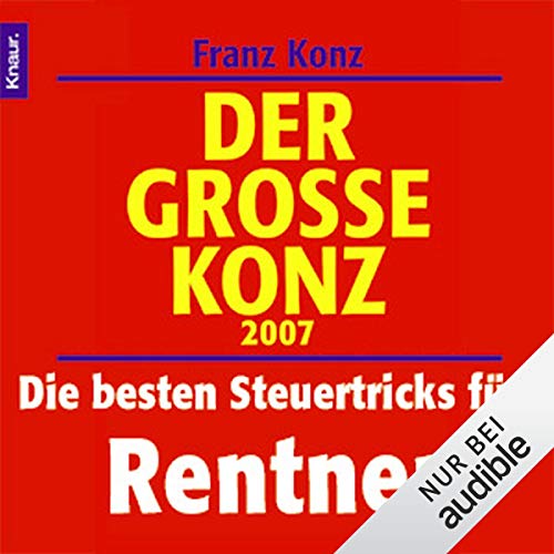 Der große Konz: Die besten Steuertricks für Rentner (Hörbuch-Download ...
