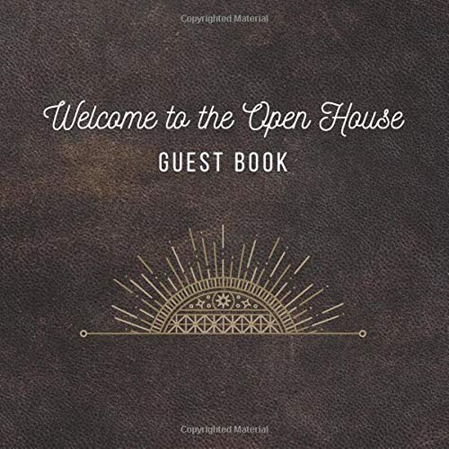 Welcome to the Open House: Visitor Registration Book For Real Estate ...