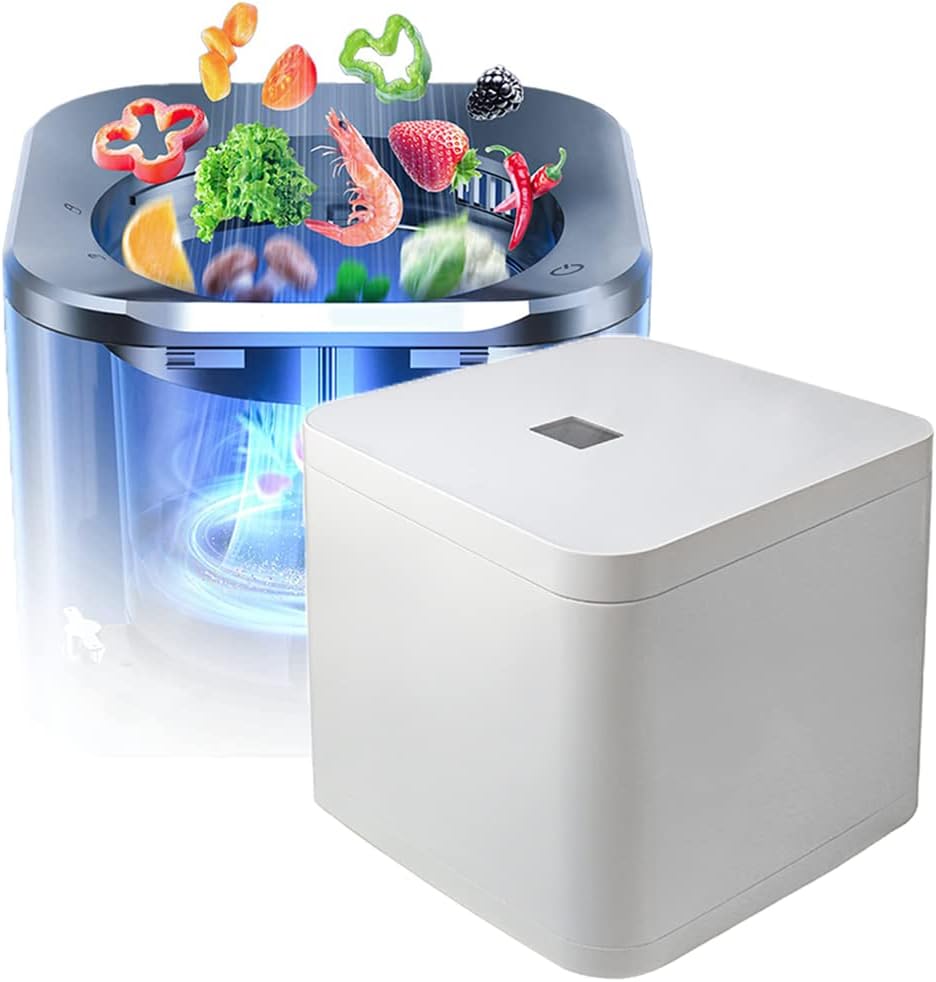 BLOSSS Kitchen Waste Composter, Smart Compost Bin Kitchen, 550W Waste ...