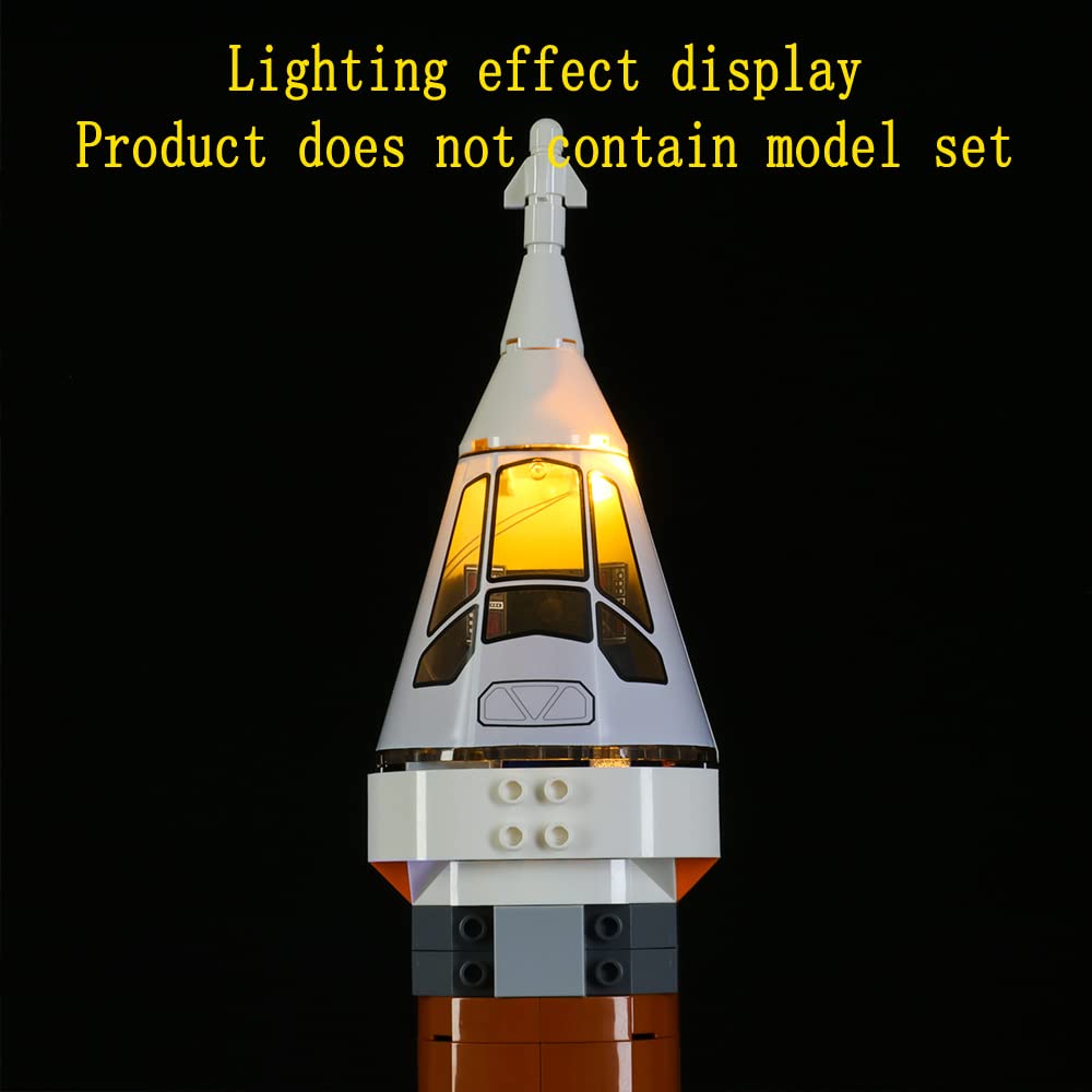 GEAMENT LED Light Kit Compatible with Lego Deep Space Rocket and Launch ...
