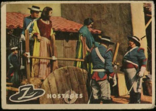 Walt Disney's 1958 Zorro Card #26 "The Hostages": Guy Williams, Don ...