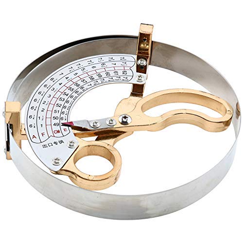 YaeTek Scissor Type Ring Compass Hand Held Milliners Sizer Cap Hat Size ...
