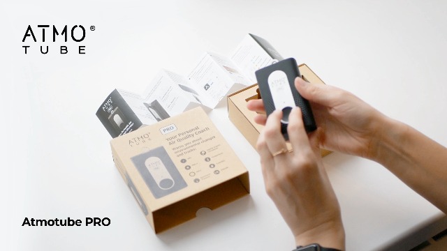 Watch Atmotube PRO Air Quality Monitor unboxing on Amazon Live