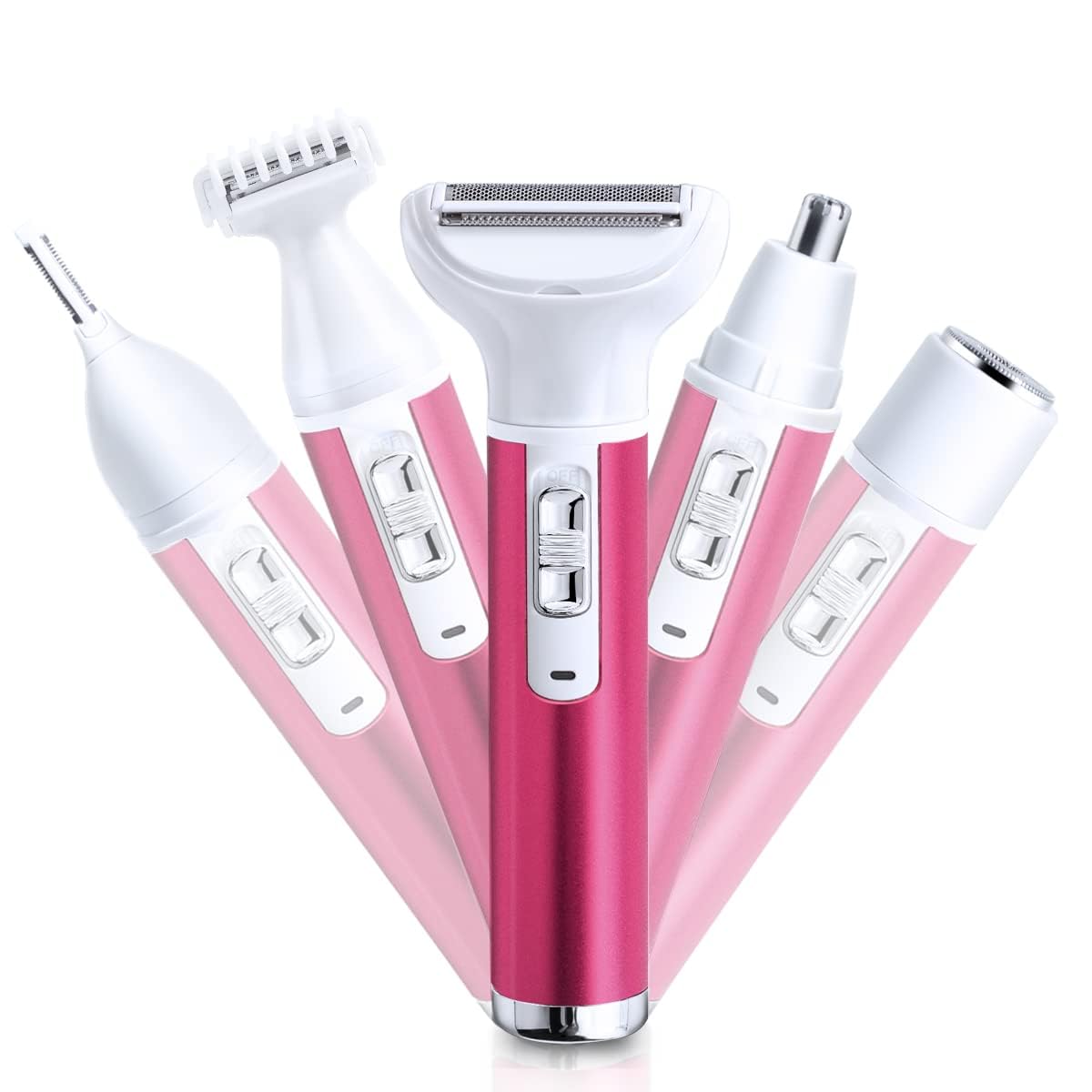 5-in-1 electric safety shaver for women, waterproof and painless ...
