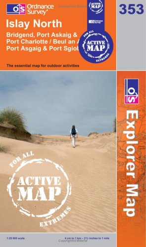 Islay North (OS Explorer Map Active): No. 353: Amazon.co.uk: Ordnance ...