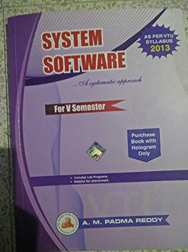 System Software by Padma reddy : Amazon.in