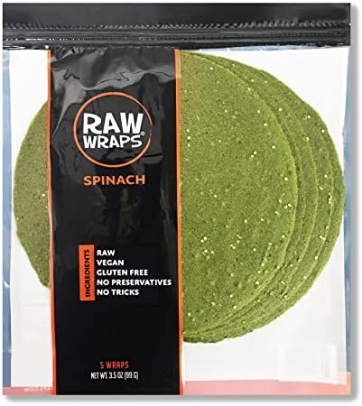 Amazon.com: Raw Wraps, Gluten Free, Paleo, Vegan, Keto Friendly Food ...