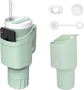 Amazon.com: JoraLion Silicone Boot Sleeve + Spill Stopper for 40oz ...