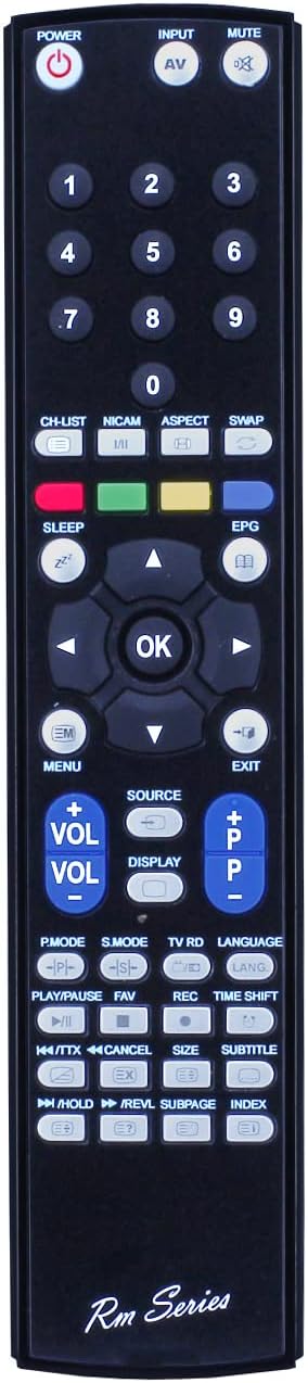 RM Series Replacement Remote Control for VELTECH LE32GE11EDVD: Amazon ...