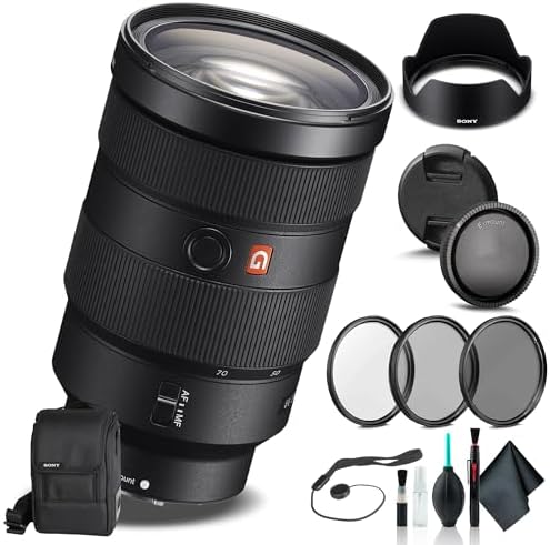 Amazon.com : Sony FE 24-70mm f/2.8 GM Lens SEL2470GM, Filter Kit, Cap ...