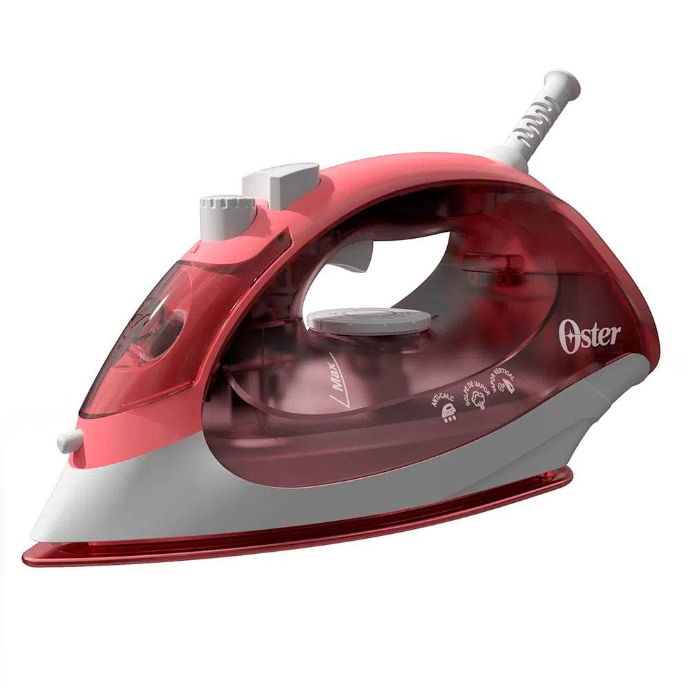 Amazon.com: Iron with Ceramic Base Oster Red Aeroceramic GCSTBS5053 ...