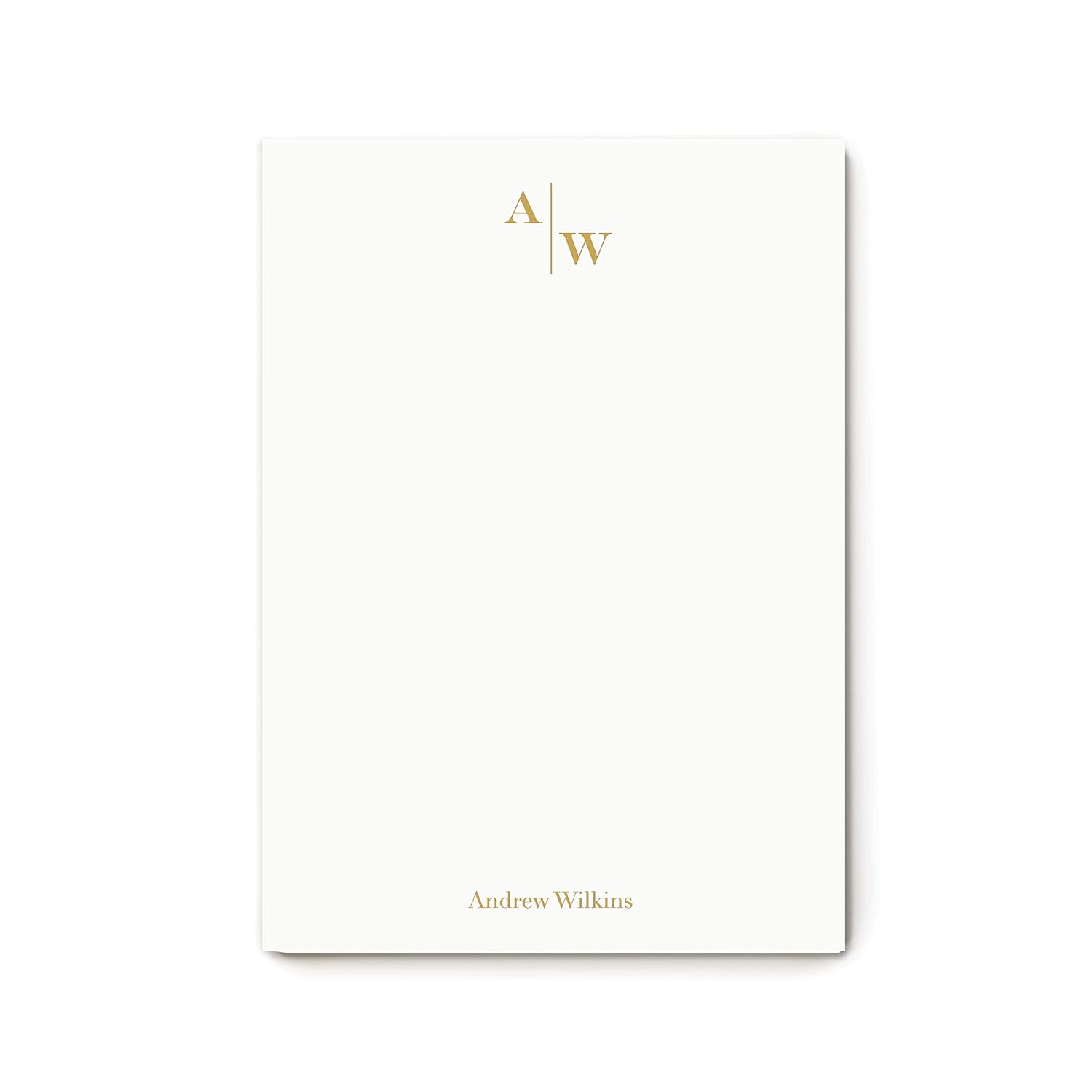 Amazon.com: Custom Mens Monogrammed Notepads, Custom Stationary Notepad ...