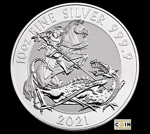 Buy 2021 British Silver Valiant Contains 10 Troy oz of .9999 pure ...