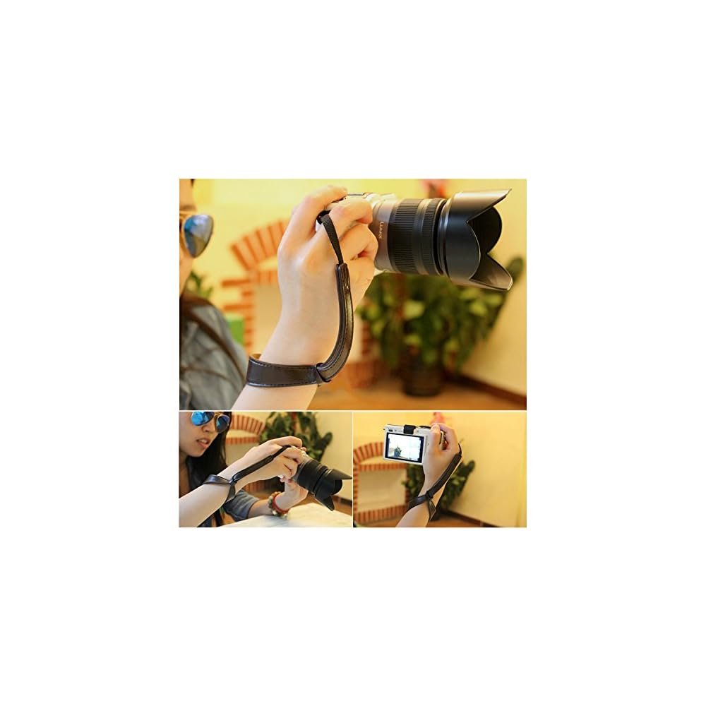 Buy G-raphy Leather Camera Strap Dslr SLR Wrist Strap for Mirrorless ...