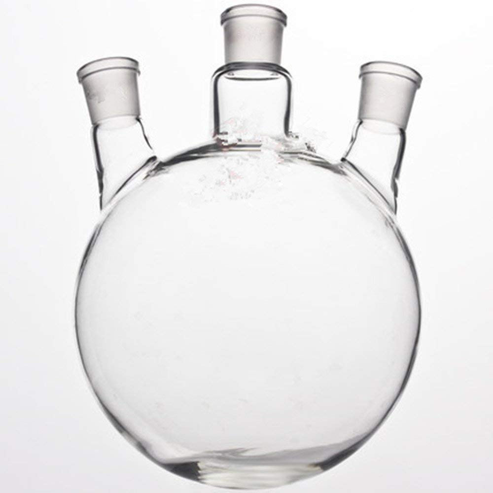 Witeg 3 Neck Round Bottom Flask 2000 ML With Interchangeable Joint | Boiling Flask 2000 Ml With ...
