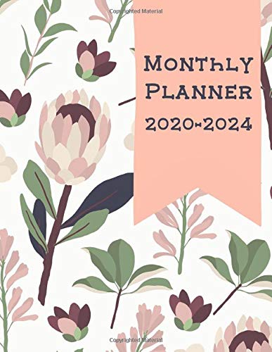 Monthly Planner 2020-2024 .: 5 Year Planner 2020-2024: 60 Month Yearly ...