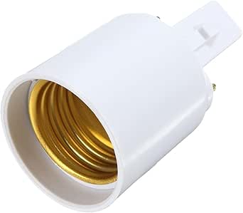 WEISIDA 2pcs G23 to E27 Base Socket CFL LED Halogen Light Bulb 110-240V ...
