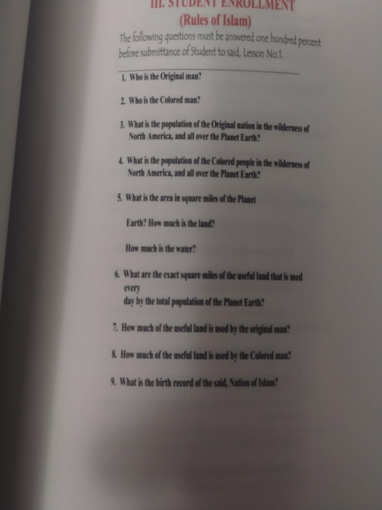 The Supreme Wisdom Lessons by Master Fard Muhammad: Supreme Wisdom, The ...