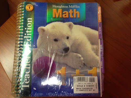Houghton Mifflin Math: Teacher Edition Complete Set Grade 1 2007 ...