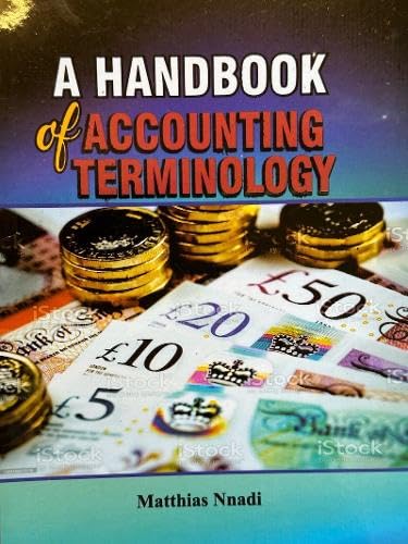 A Handbook on Accounting Terminology: Amazon.co.uk: Nnadi, Matthias ...