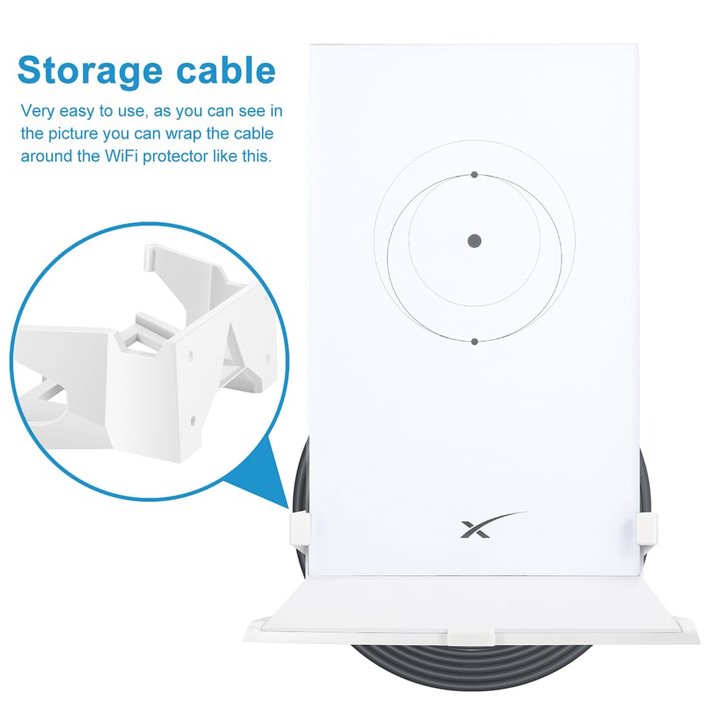 Snapklik.com : Sactulaz For Starlink Router Mount And Cable Wrap Cord ...