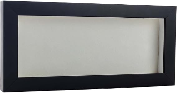 Amazon.com: 8x16 Shadow Box Frame Contemporary Black Finish | 1" Depth ...