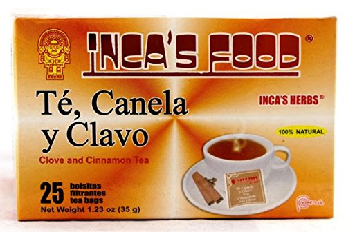 Amazon.com : Inca's Food Black Tea with Cinnamon & Cloves (Te, Canela y ...