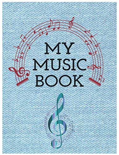 MY MUSIC BOOK: 81 pages of 12 partitions template to give you the ...