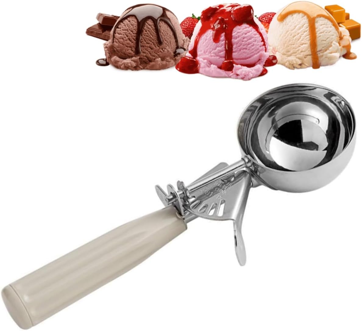Amazon.com: Saebye Portion Scoop - #12 (2.7 oz) - Disher Scoop, Cookie ...