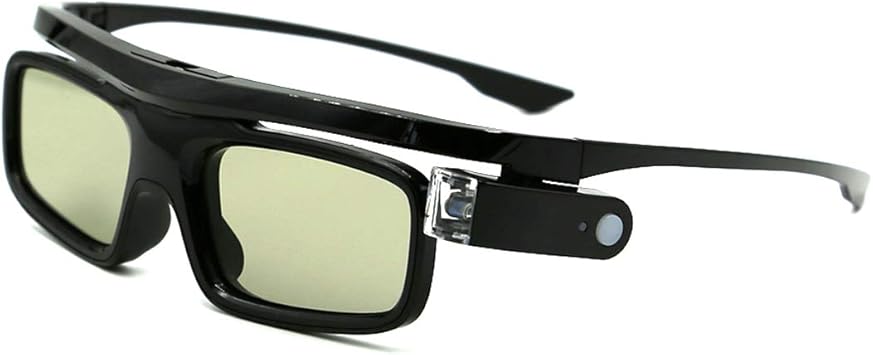 3D Glasses, Rechargeable Active Shutter Eyewear for 3D DLP-Link ...