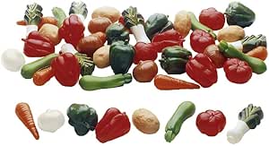 Nathan 48 Pieces Market Vegetables Set Multi Color : Collectif: Amazon ...