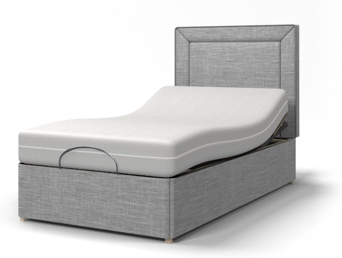 BackCareBeds Majestic Electric Adjustable Bed with Memory Foam Mattress ...