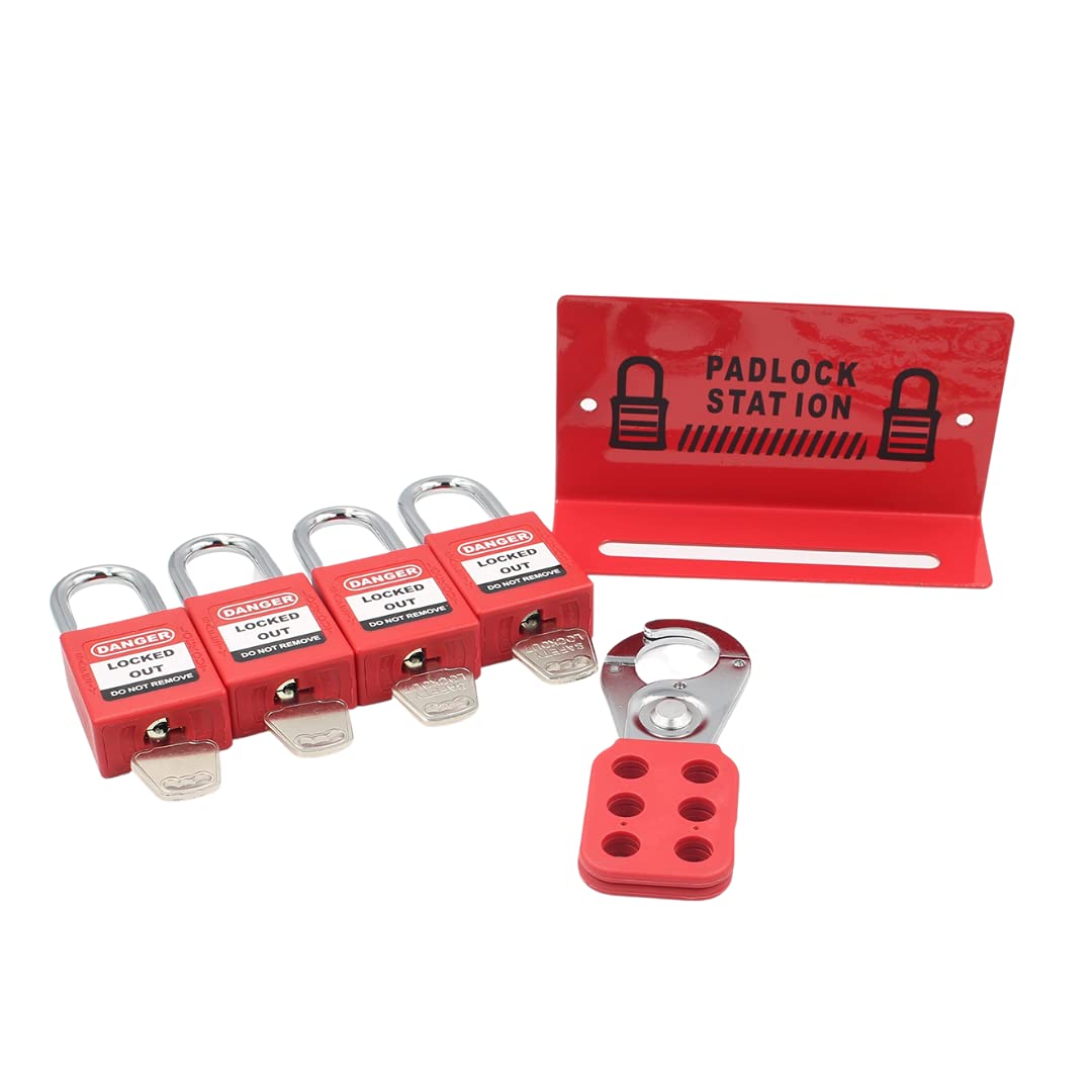 Buy LWO - Lockout tagout Station with 6 Non Conductive Thermal Plastic ...