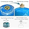 Amazon.com: Camping Gas Stove Adapter Converter Easy Clic Canister to ...