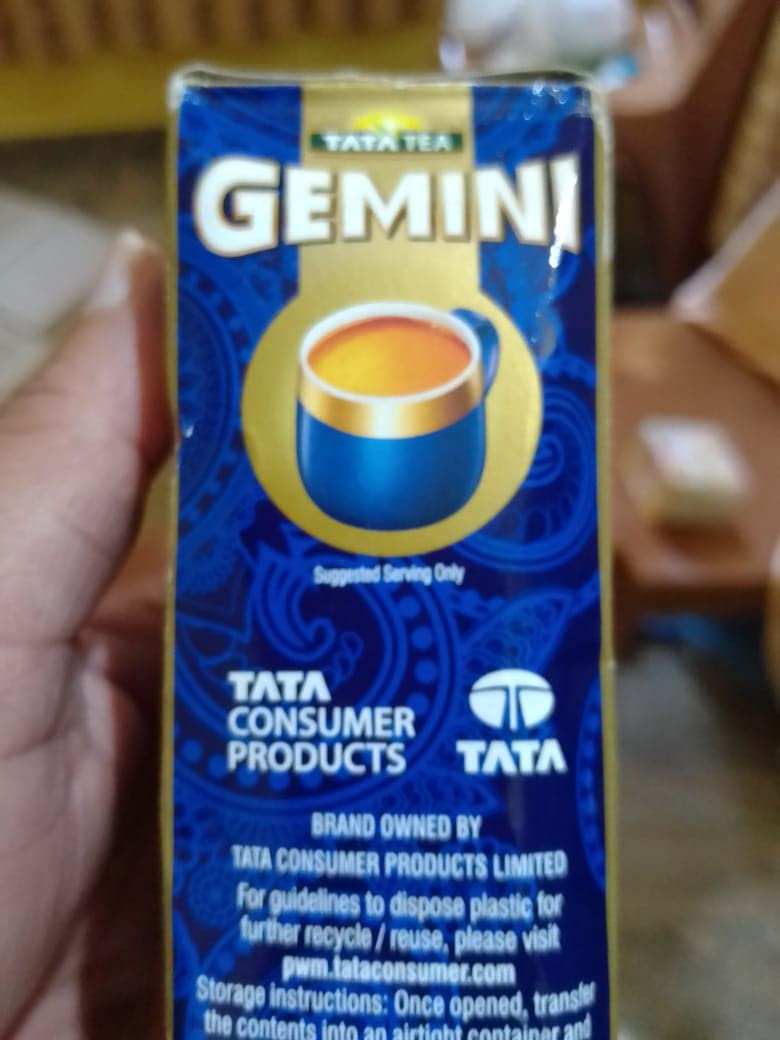 Tata Tea Gemini | Strong Assam Tea | Black Tea | 250g : Amazon.in ...