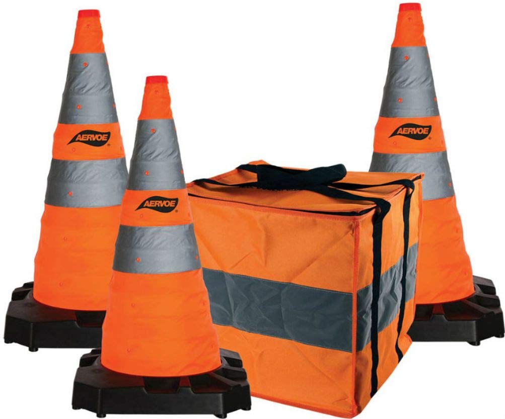 Amazon.com: Aervoe 1186-3 Heavy Duty 28" Collapsible Orange & Silver ...