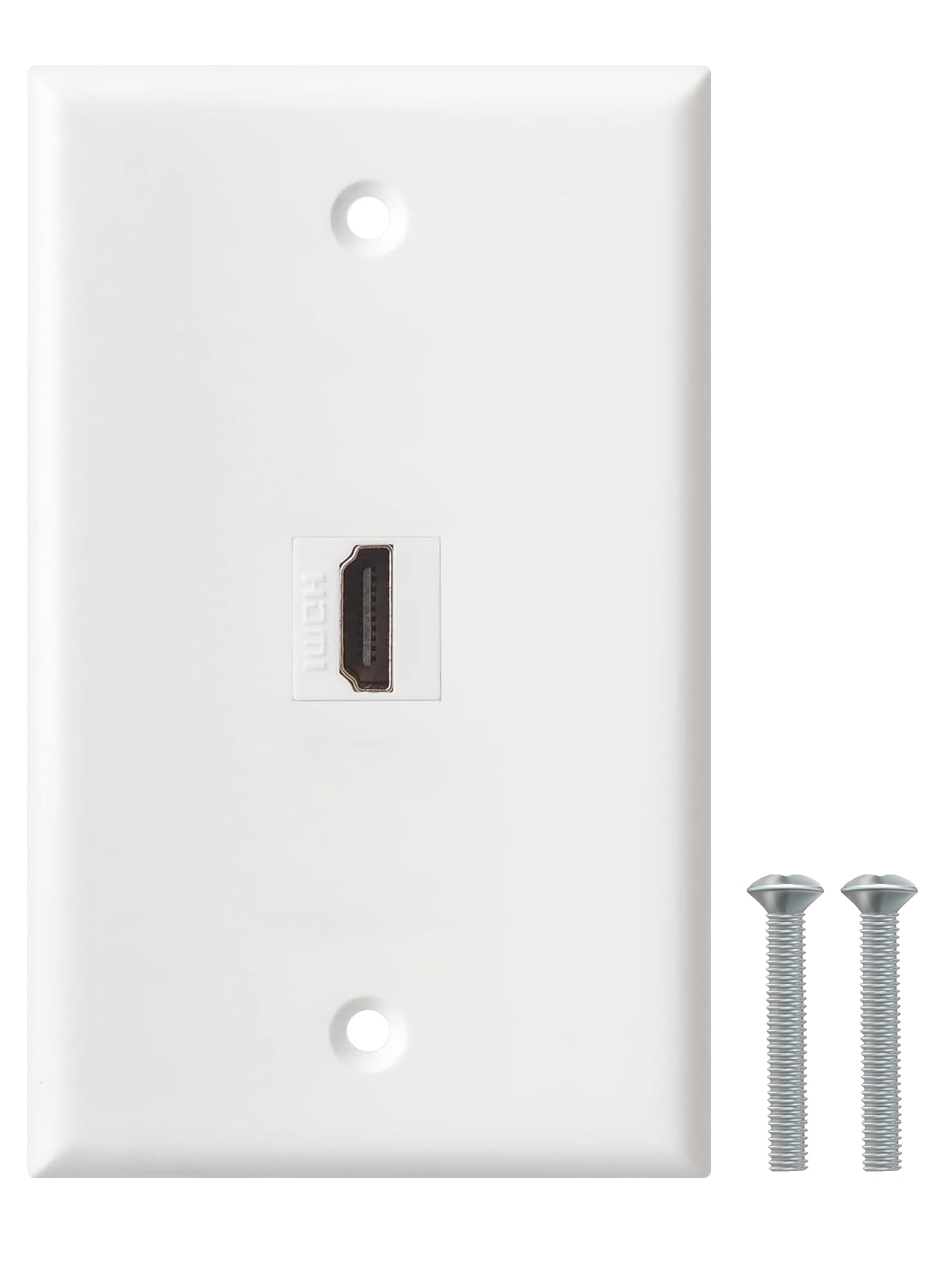 Amazon.com: HDMI Wall Plate, 1 Port 4K HDMI Keystone Female to Female ...