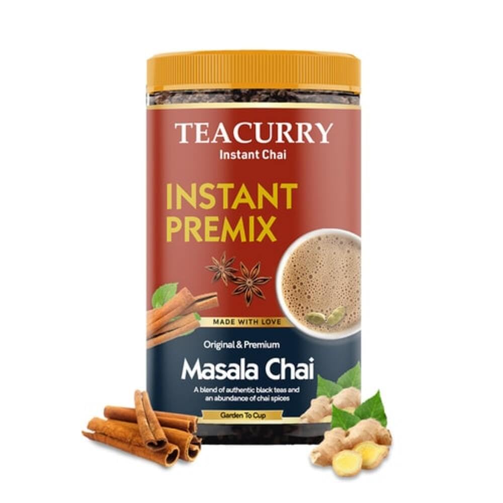 Teacurry Masala Instant Tea Premix (140 Gram) - Spiced Premix Tea ready ...