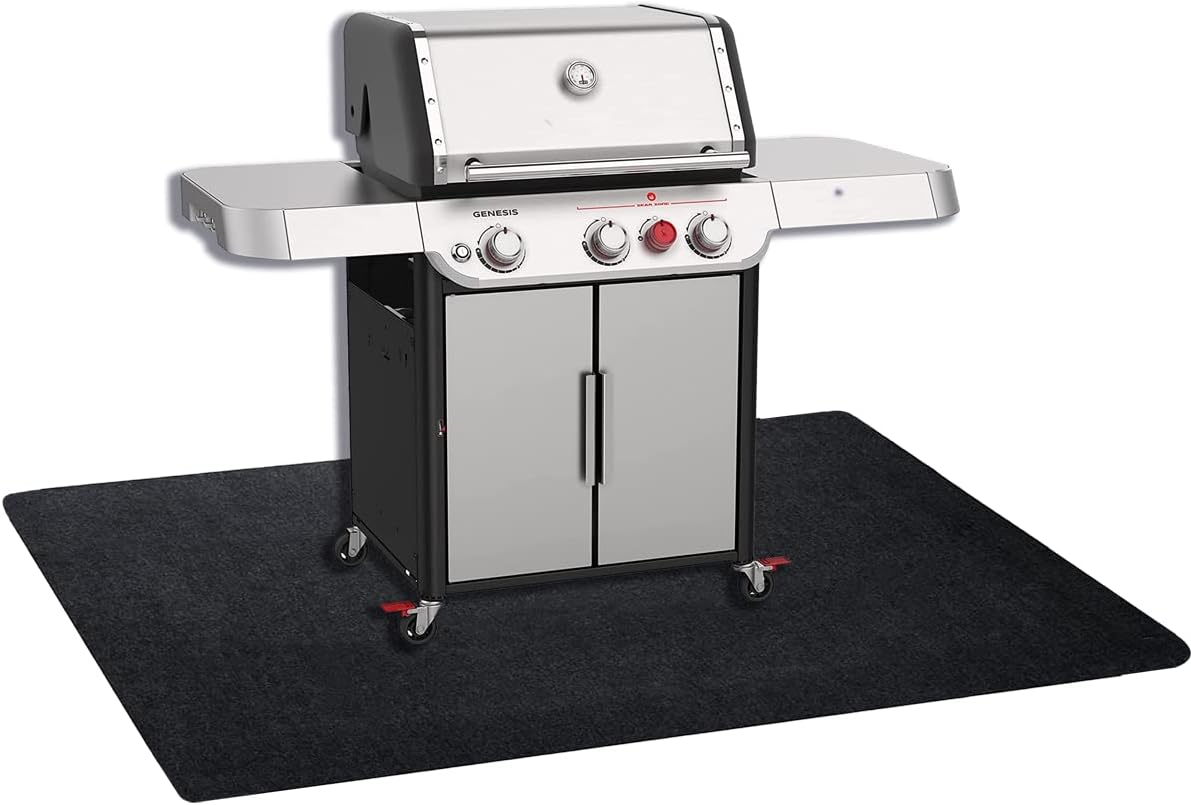 Amazon.com: Fasmov 48 x 36 inches Grill Mat Grill and Garage Protective ...